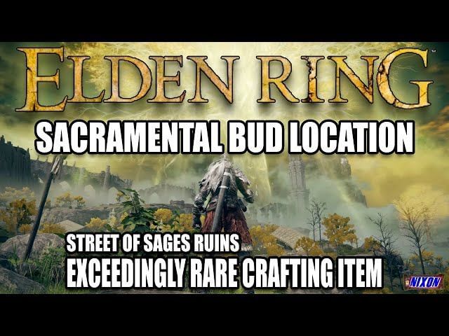 Farm sacramental bud elden ring