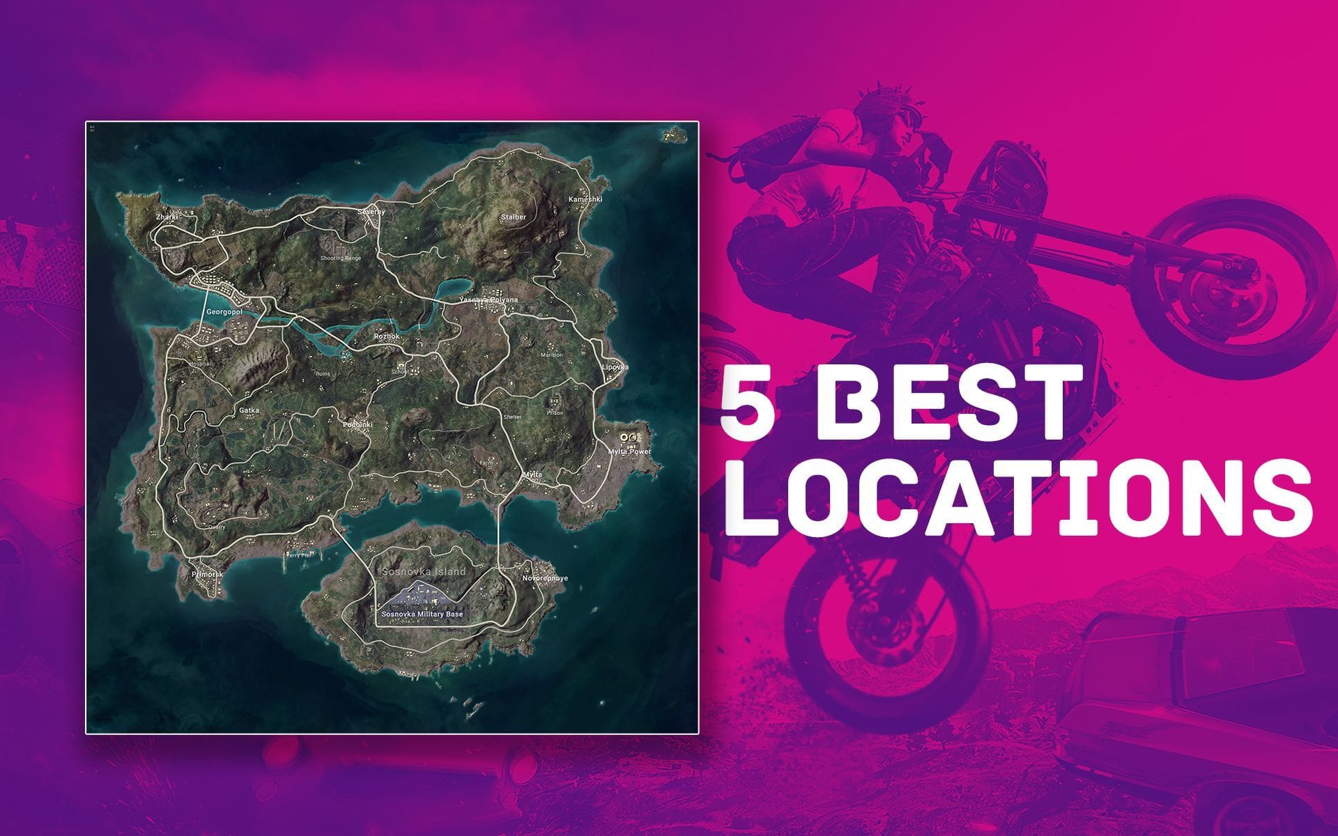 5 best BGMI loot locations to land safely for rank push (March 2022)