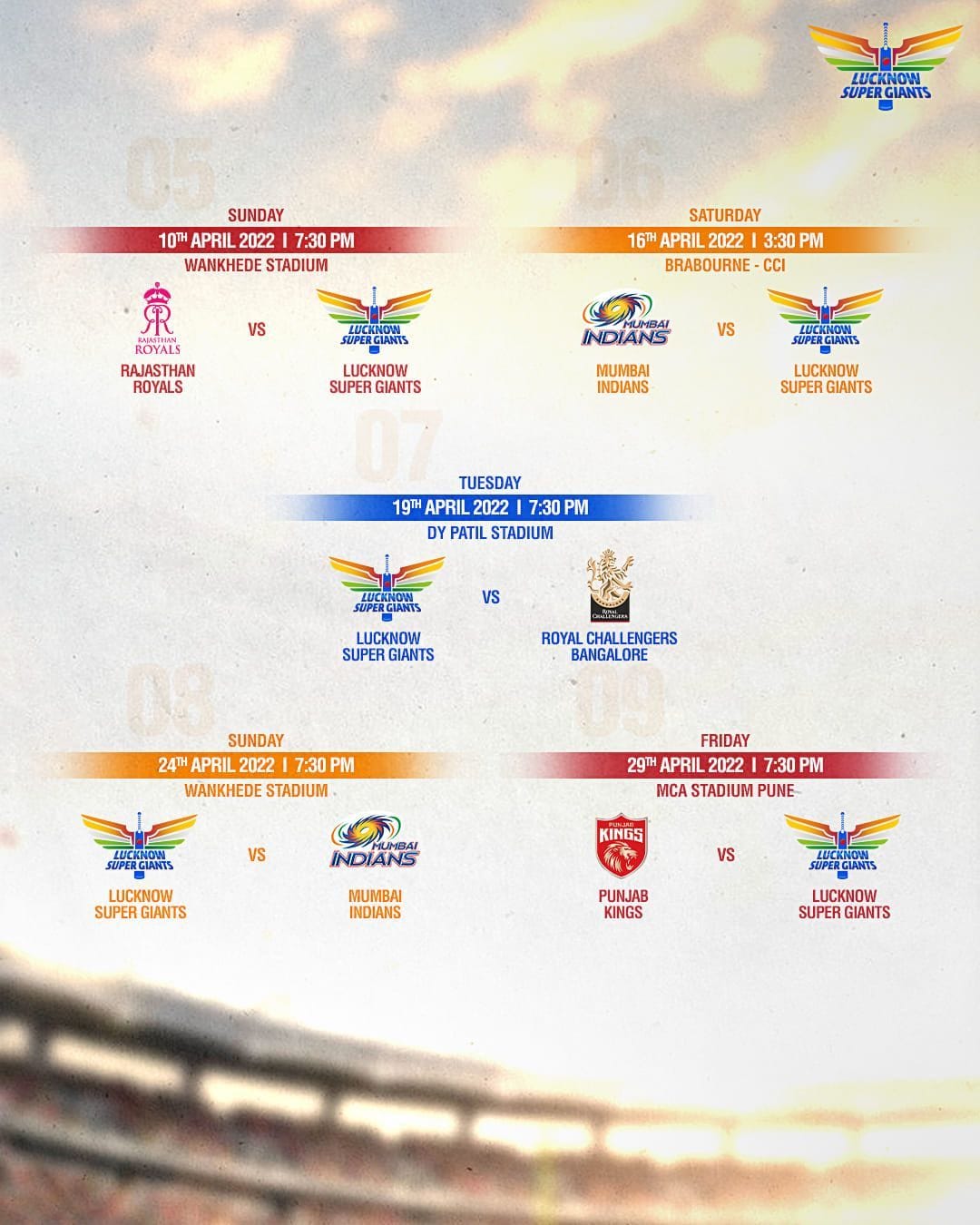 IPL Match Schedule 2022 & Time Table