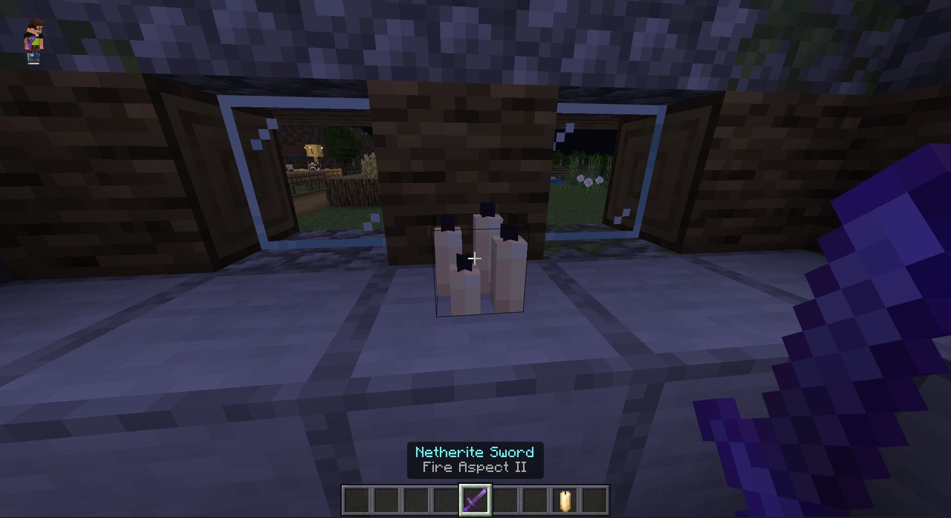 How to use the fire aspect enchantment in Minecraft