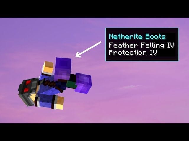 Top 5 uses for the Feather Falling enchantment in Minecraft