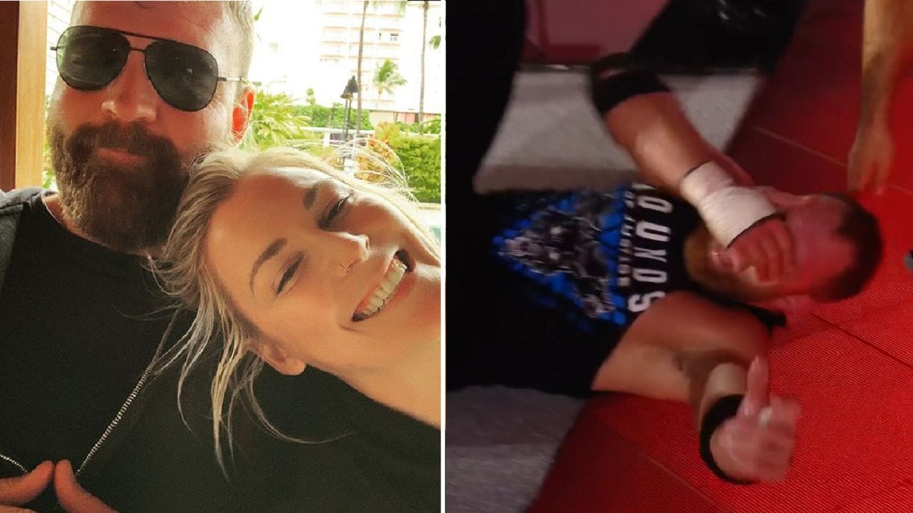 Renee Paquette on 2-time WWE Champion stabbing Jon Moxley with a pencil