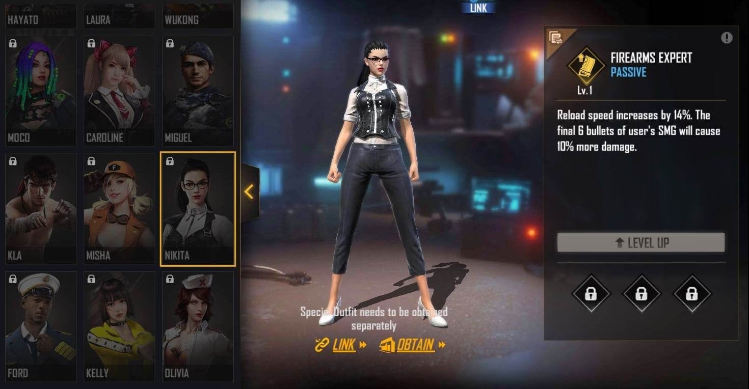 5 best Free Fire characters for Ranked mode after OB33 update