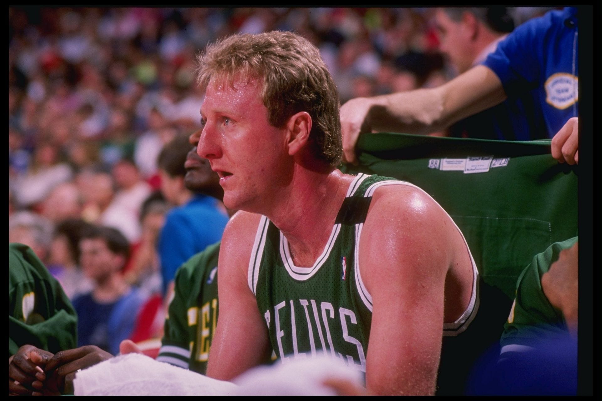 Larry Bird and Dennis Rodman get violent in 1987 ECF