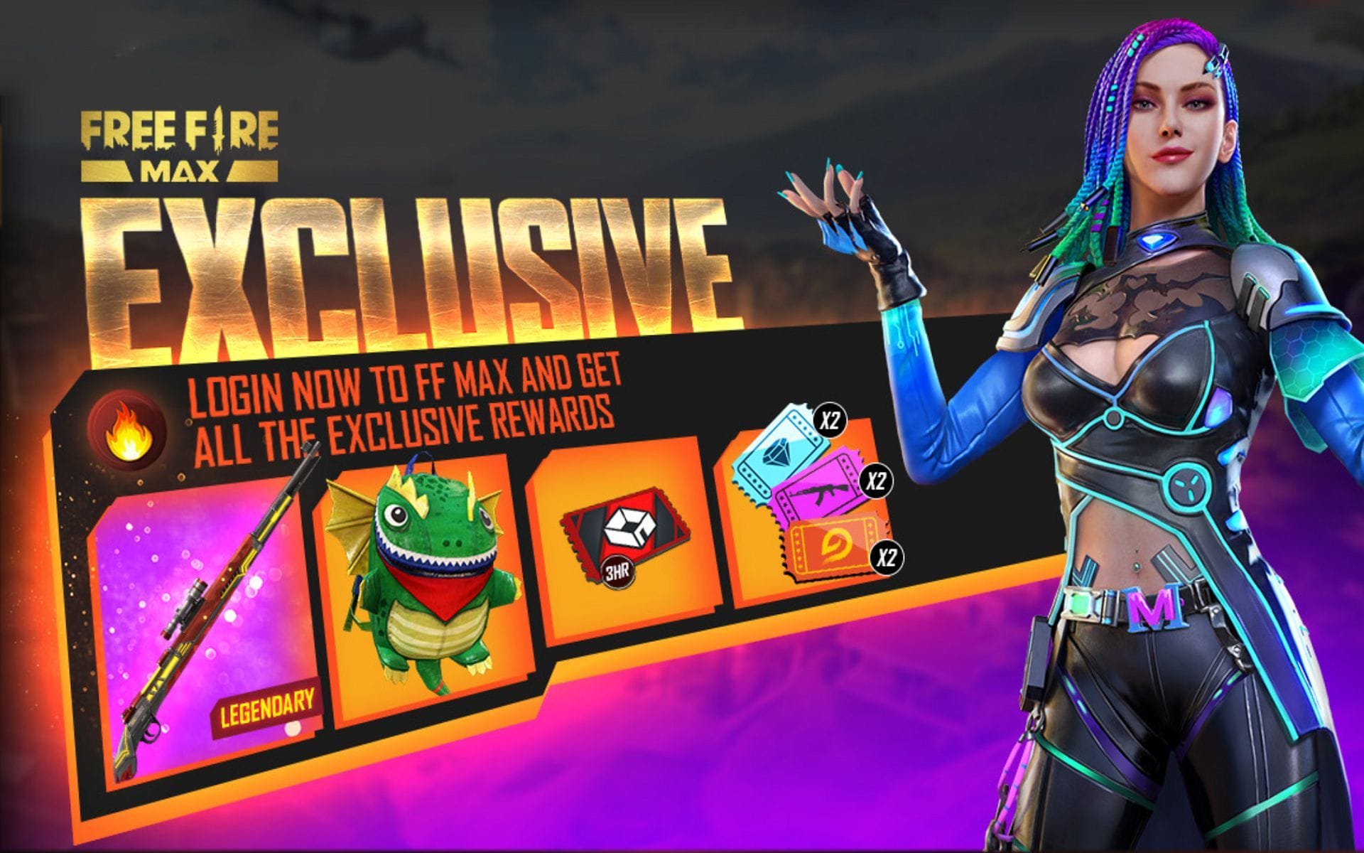 Free Fire MAX exchange event: Get permanent gun skin, free backpack ...