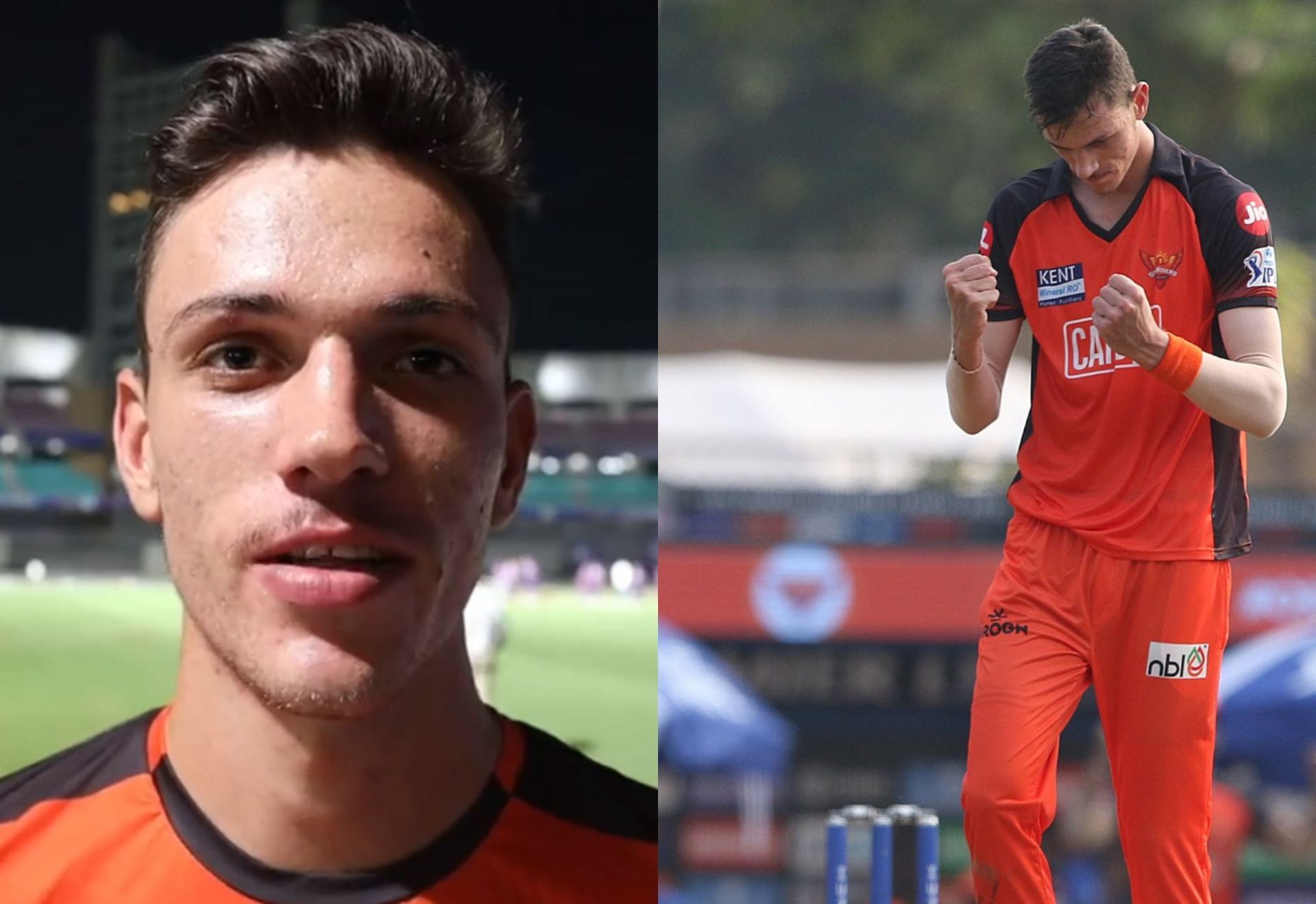 SRH's Marco Jansen reacts after victory against CSK