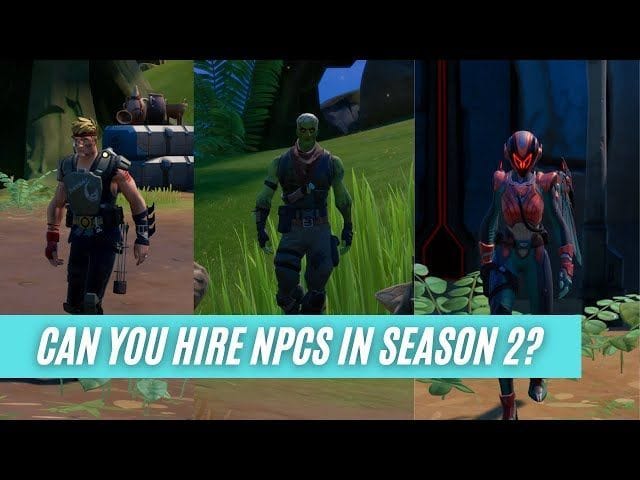 How to hire a character in Fortnite