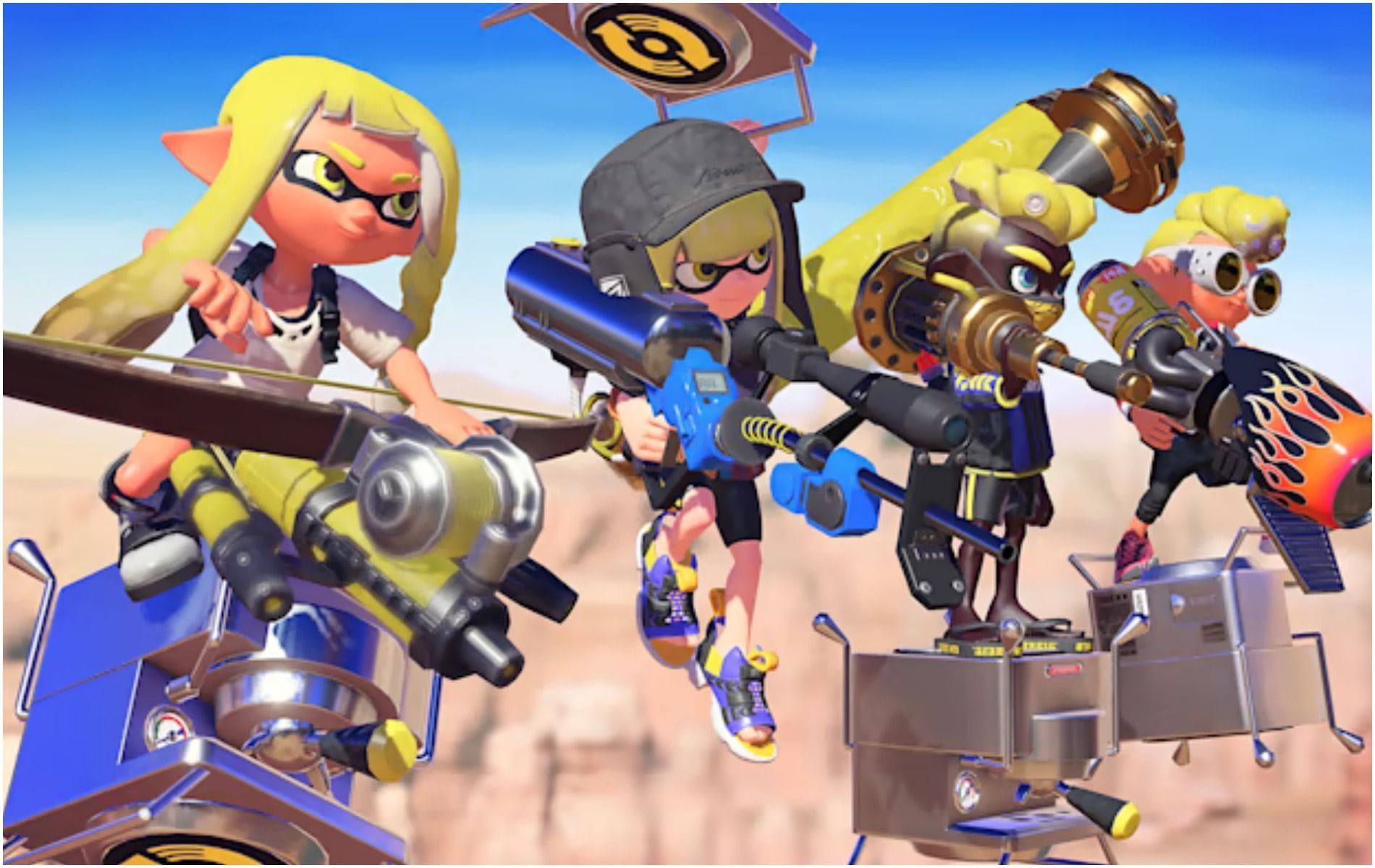 Splatoon 3 showcases new 4v4 turf war: Release date, new game modes ...