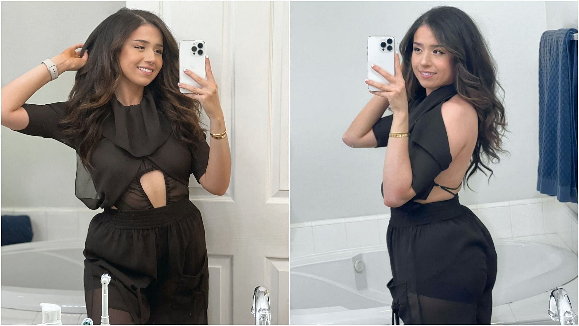 Fans Left Awestruck As Twitch Streamer Pokimane Shows Off Her New All Black Outfit