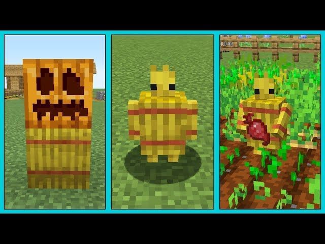 How to download the Straw Golem mod in Minecraft?