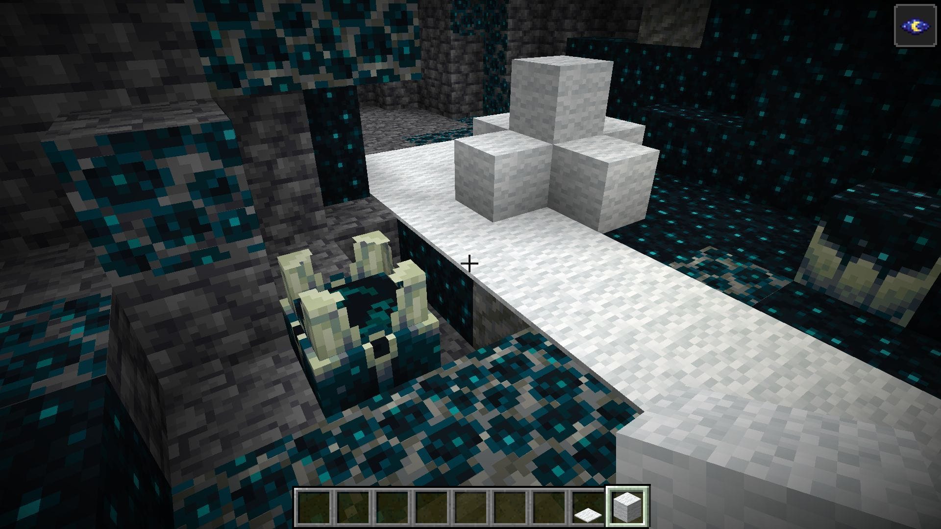 How to use wool in Deep Dark Biome in Minecraft 1.19?