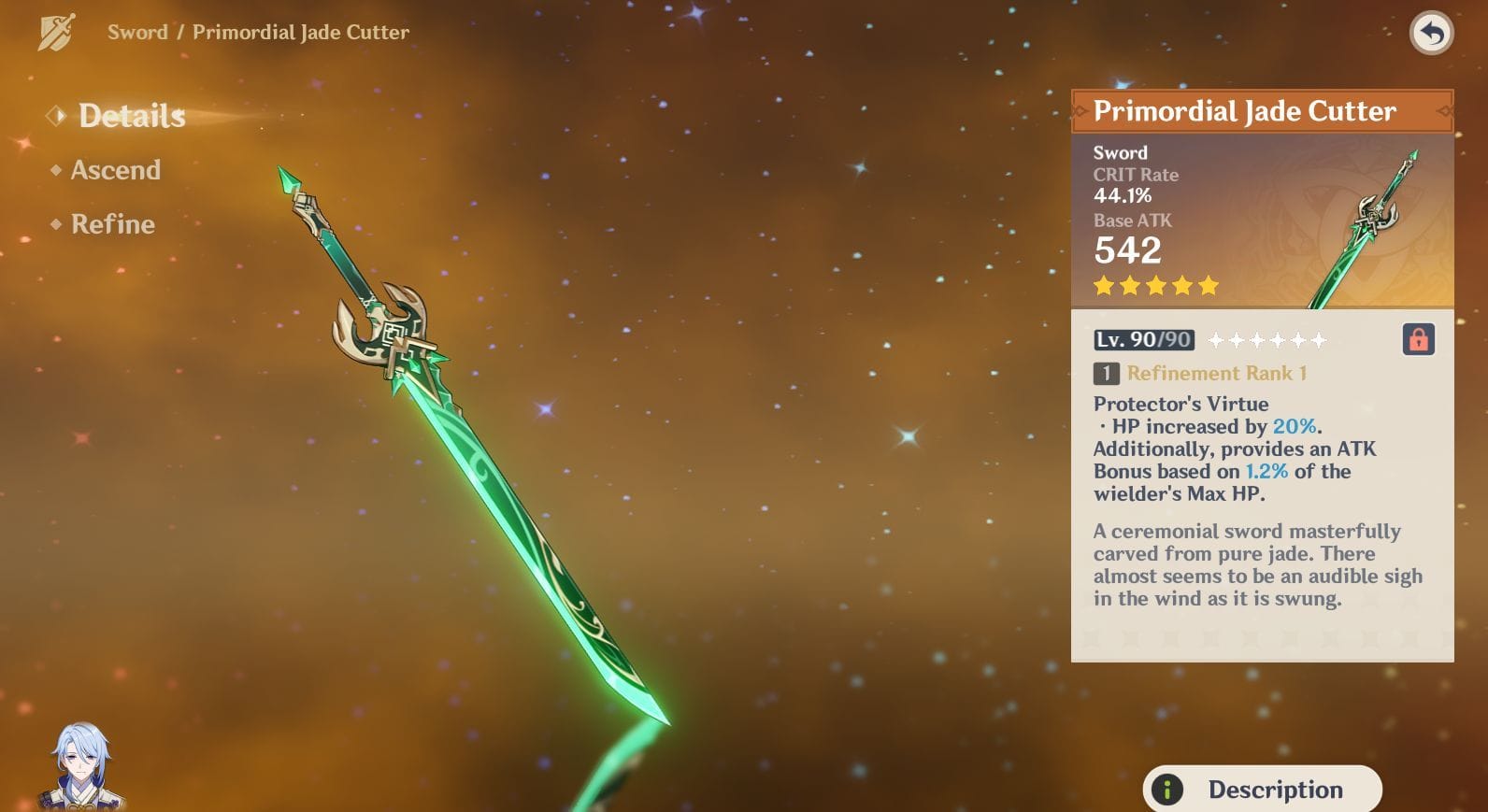 Is Primordial Jade Cutter a good weapon for Ayaka in Genshin Impact?