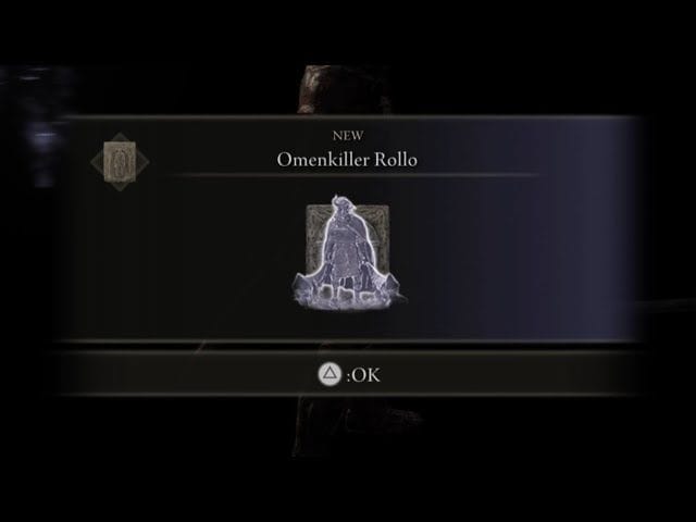 How to obtain the Omenkiller Rollo spirit summon in Elden Ring