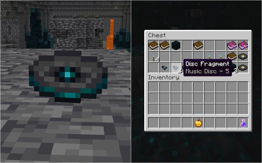 New music disc '5' and disc fragments in Minecraft snapshot 22w16b