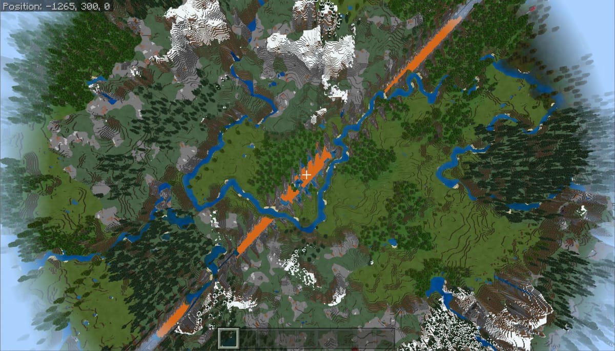 How to use a Minecraft seed map