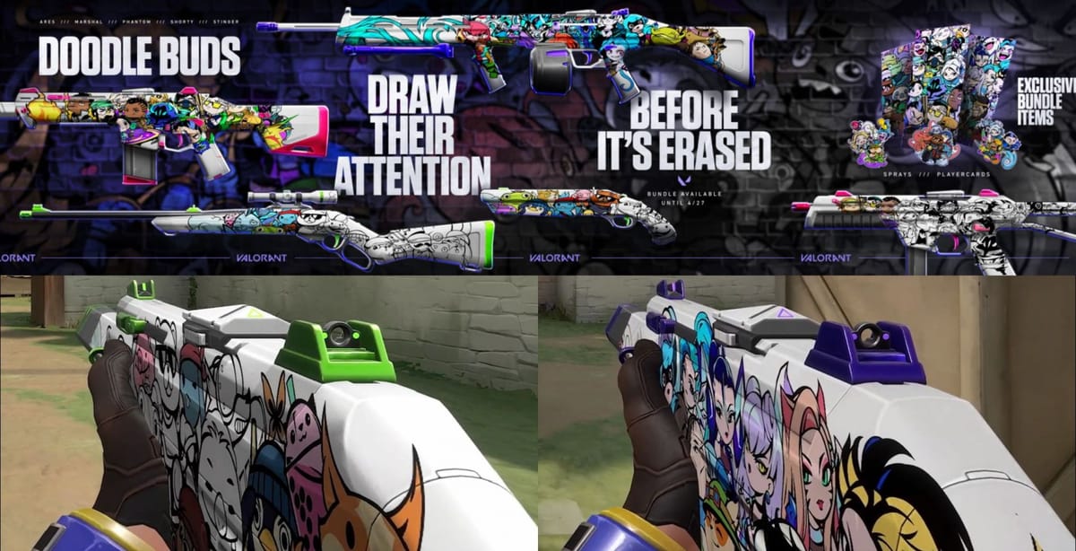 Valorant Doodle Buds skin bundle: Details, special feature, release ...