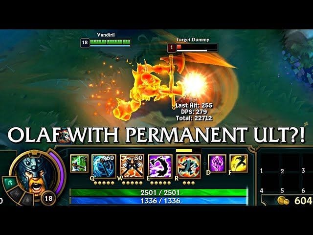 All Olaf updates expected to make their way to League of Legends patch 12.9