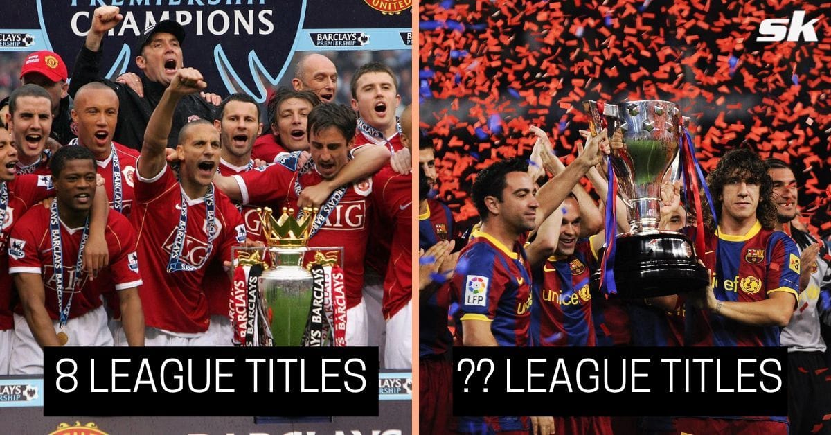 5 clubs with most league titles since 2000