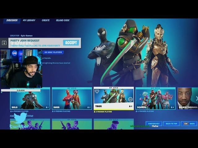 How to host a custom match in Fortnite