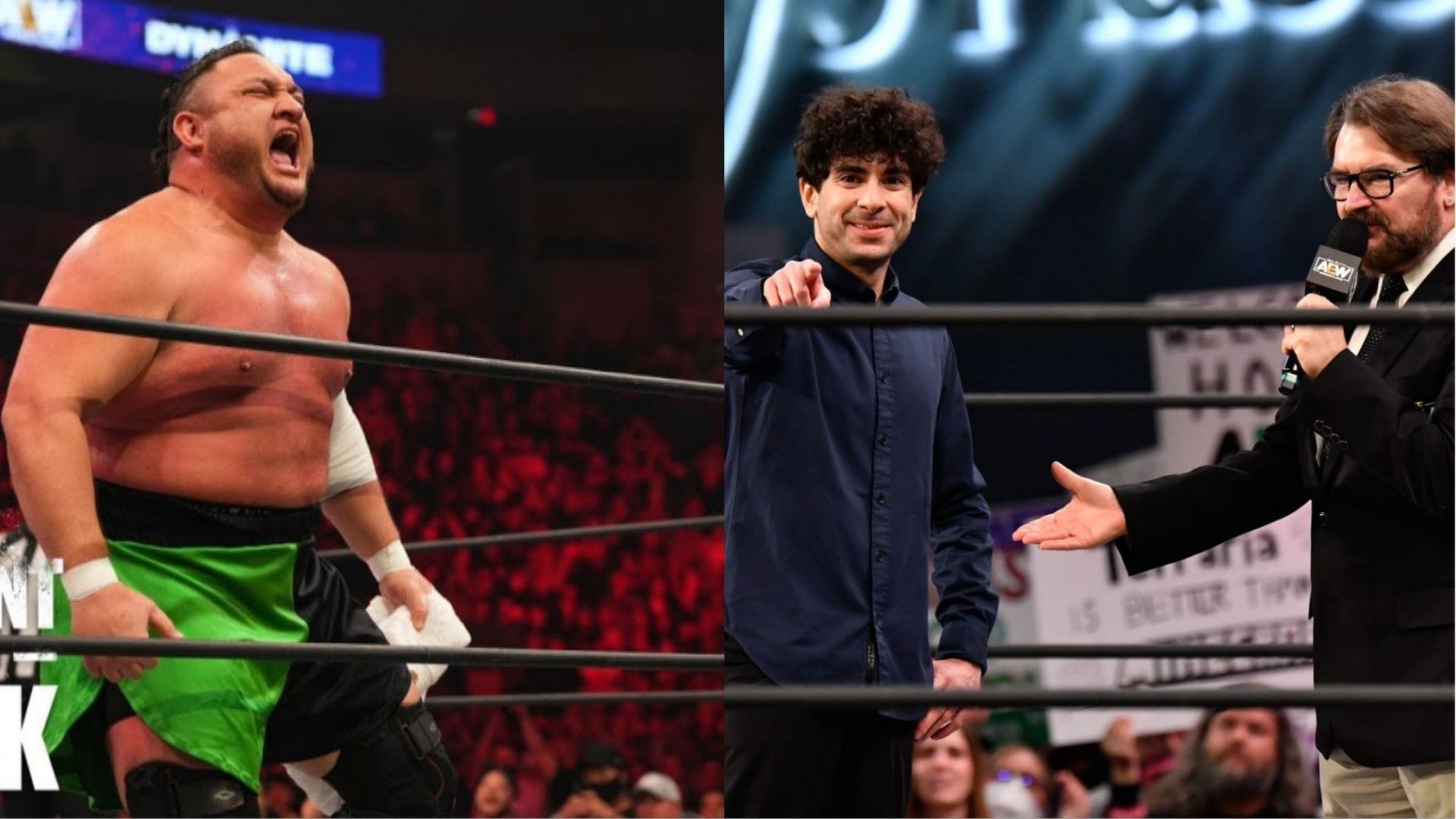 Tony Khan announces Samoa Joe vs. Minoru Suzuki for AEW Dynamite next week