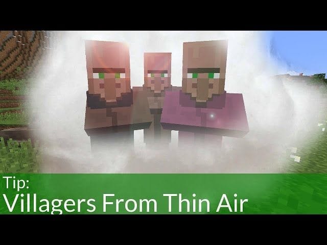 How to spawn villagers in Minecraft