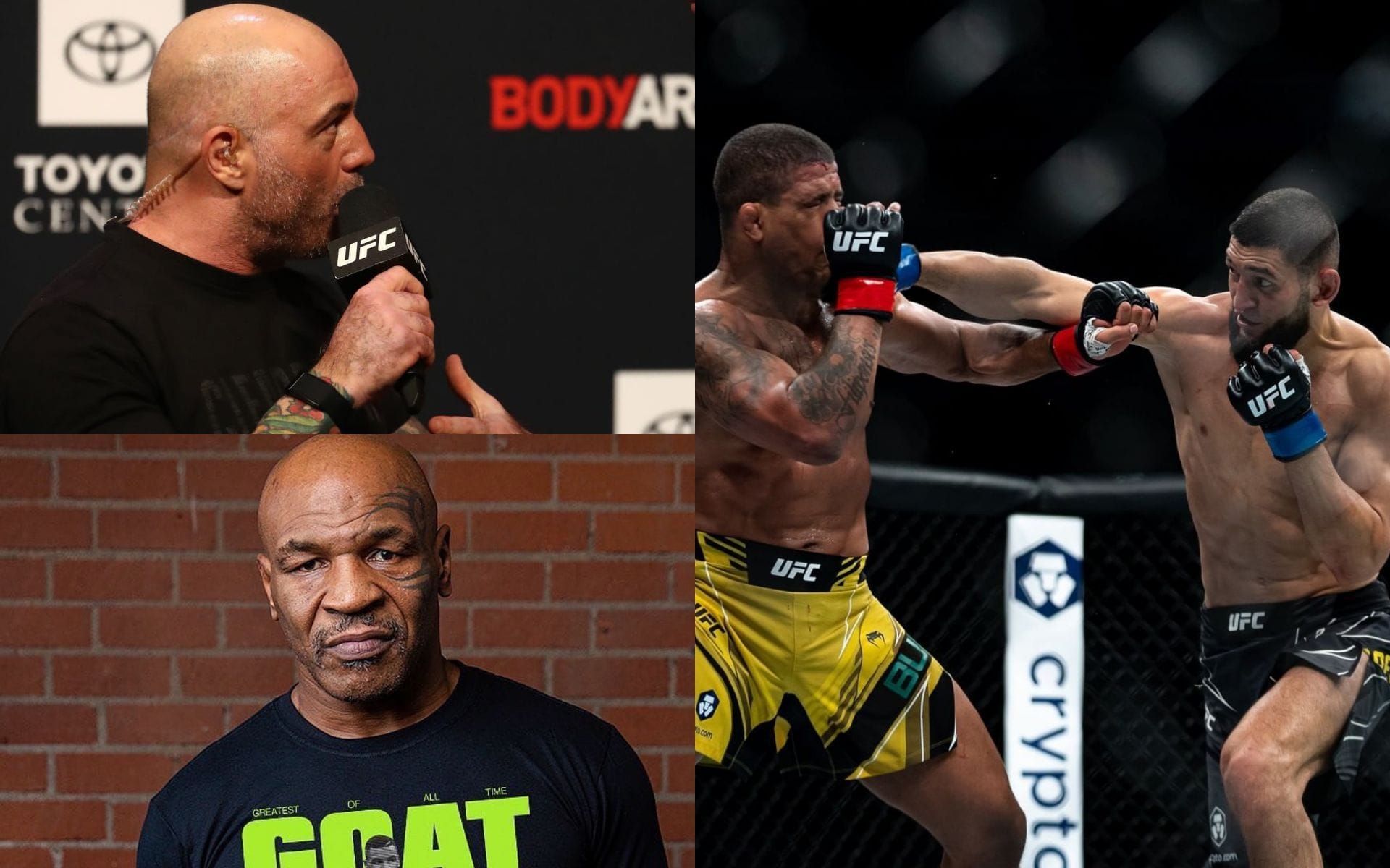 Joe Rogan and Mike Tyson analyze Khamzat Chimaev vs. Gilbert Burns on ...