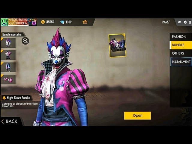 5 popular Free Fire bundles used by YouTubers in India