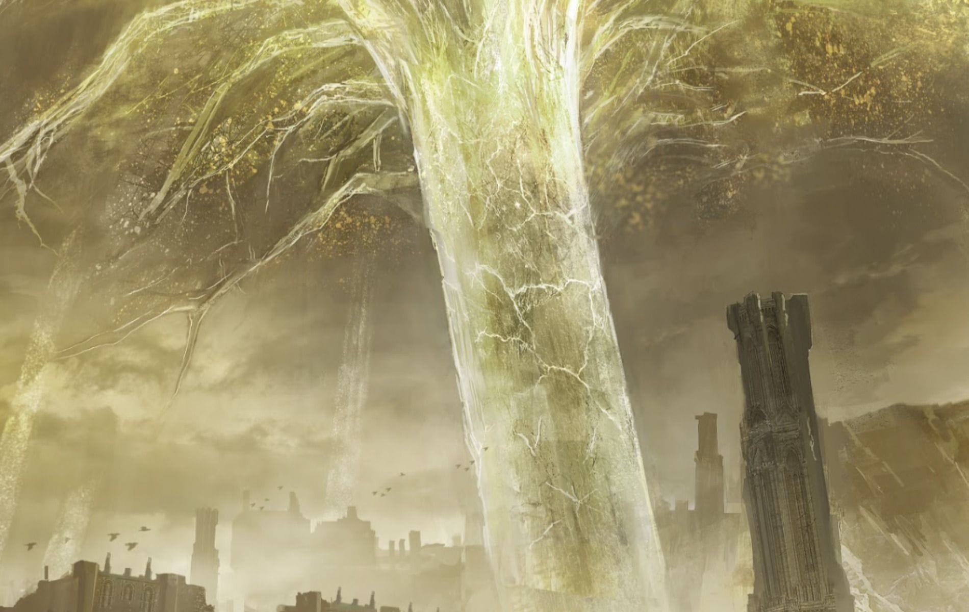 The Elden Ring Erdtree is significantly taller than the Alps