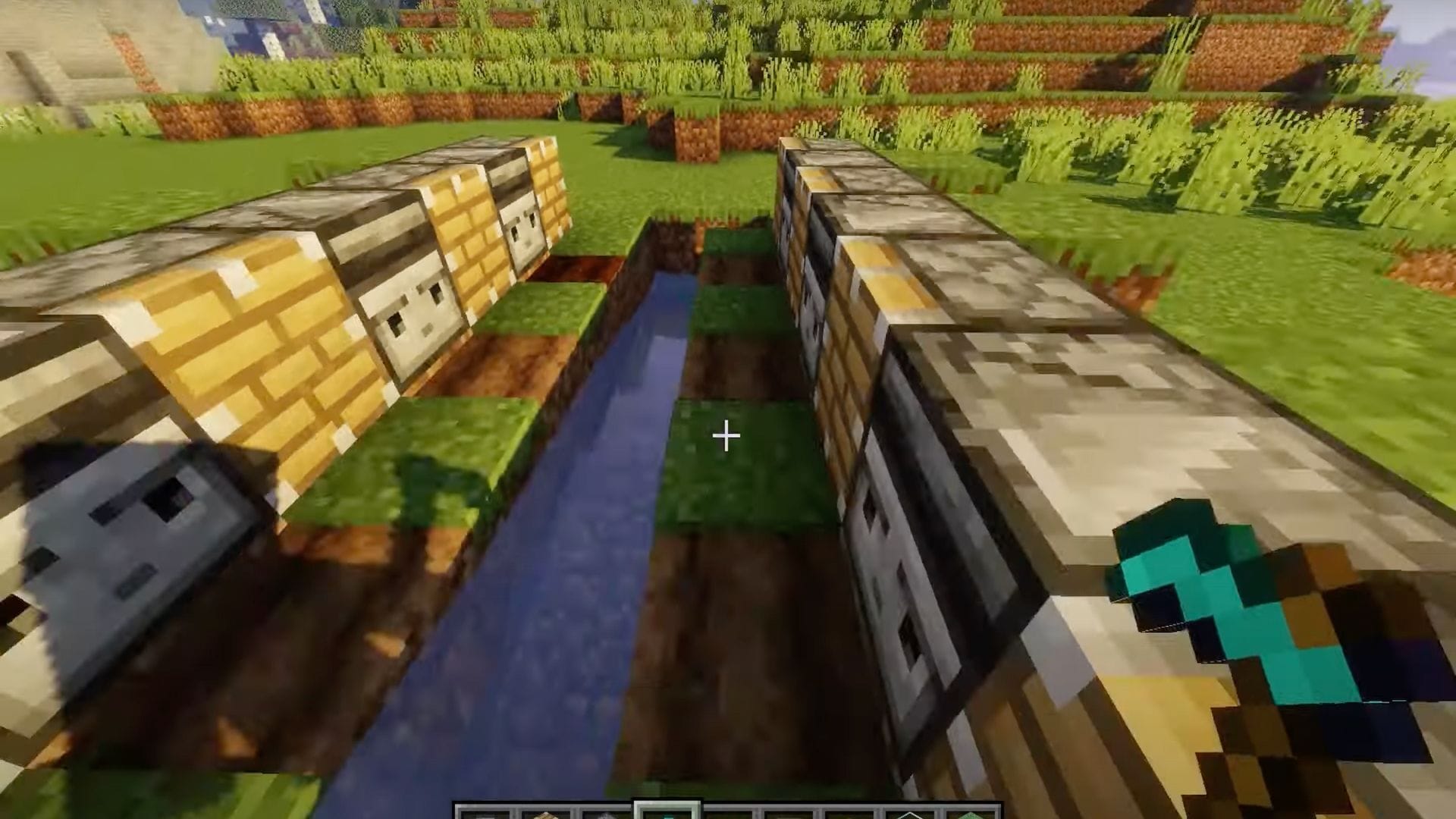 How to build an automatic pumpkin farm in Minecraft