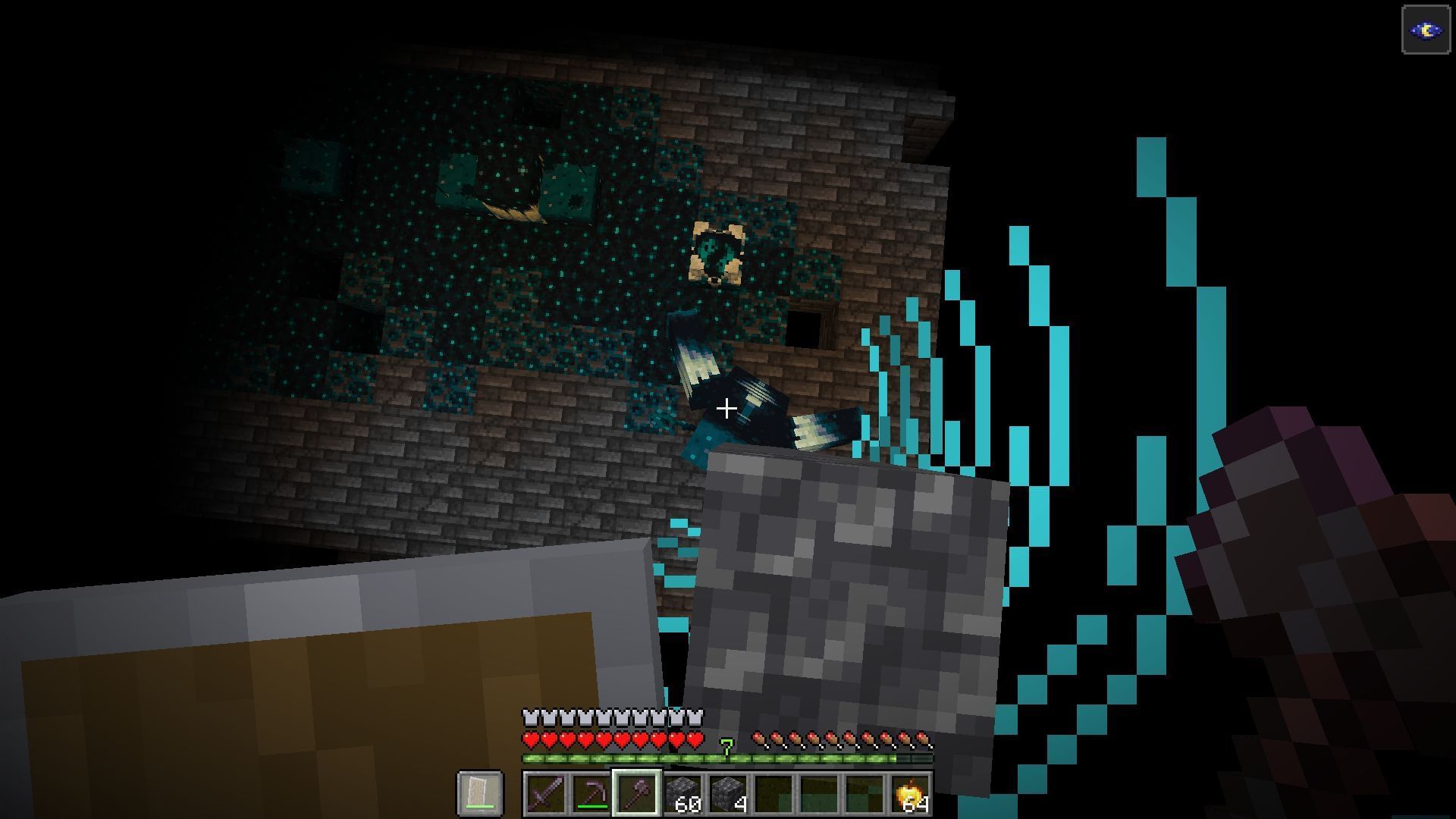 How to avoid Warden's new ranged attack in Minecraft?