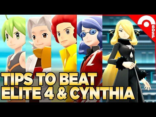 How to sweep Cynthia in Pokemon Brilliant Diamond Shining Pearl