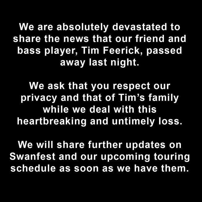 Who was Tim Feerick? Tributes pour in as longtime Dance Gavin Dance ...