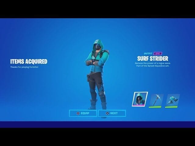 How to get the Surf Strider skin for free in Fortnite (Splash Squadron ...