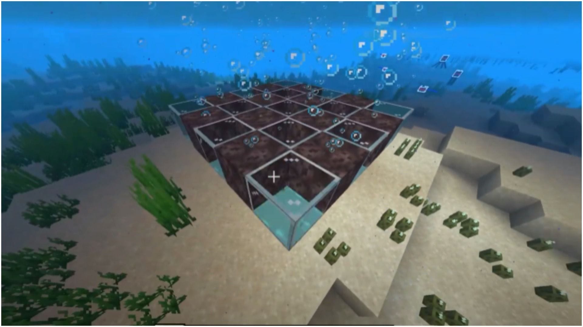 How to make a tropical fish farm in Minecraft