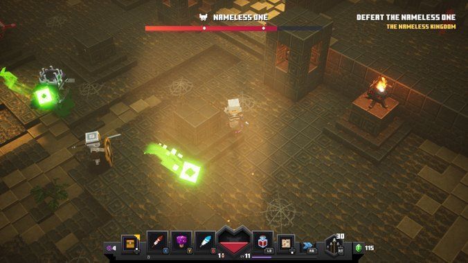 How to beat the Nameless One in Minecraft Dungeons