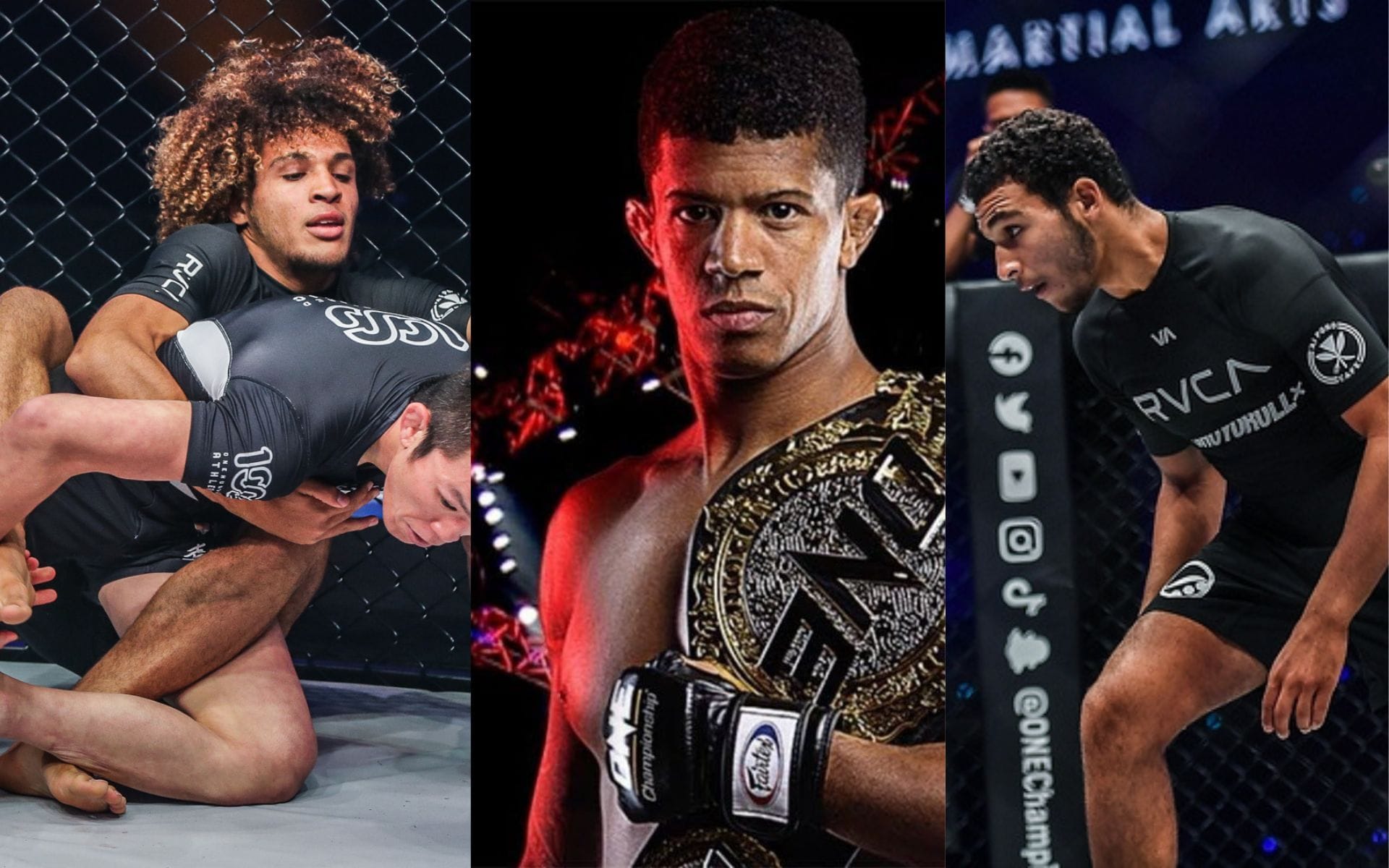 Adriano Moraes enjoys the Ruotolo brothers' ONE 157 winning performances