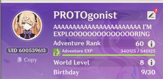 What happens when you reach maximum Adventure Rank (AR60) in Genshin ...