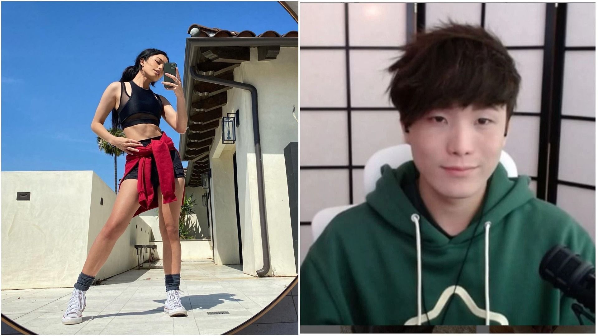 Valkyrae surprised by how fit Sykkuno is after they went to the gym ...