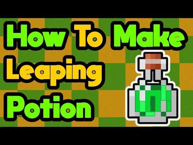 How to make a Potion of Leaping in Minecraft
