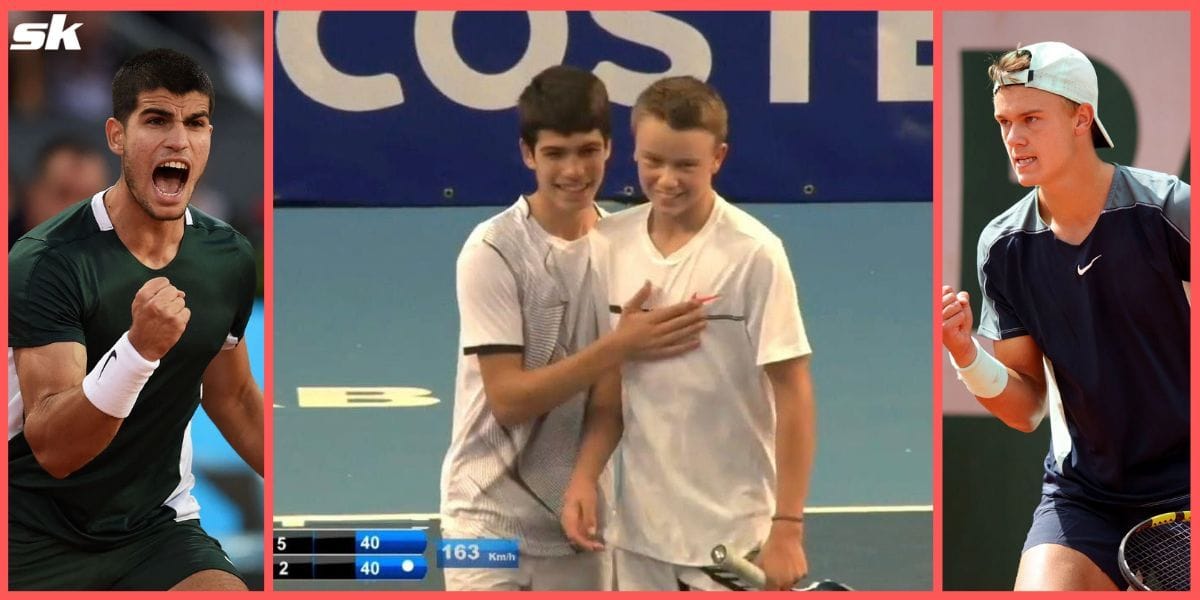 Watch: When Carlos Alcaraz and Holger Rune played doubles together in ...