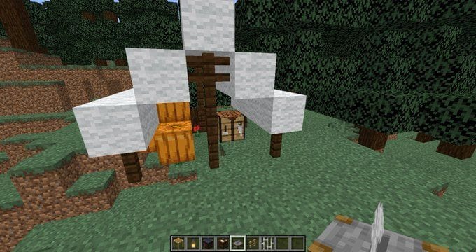 How to make a tent in Minecraft