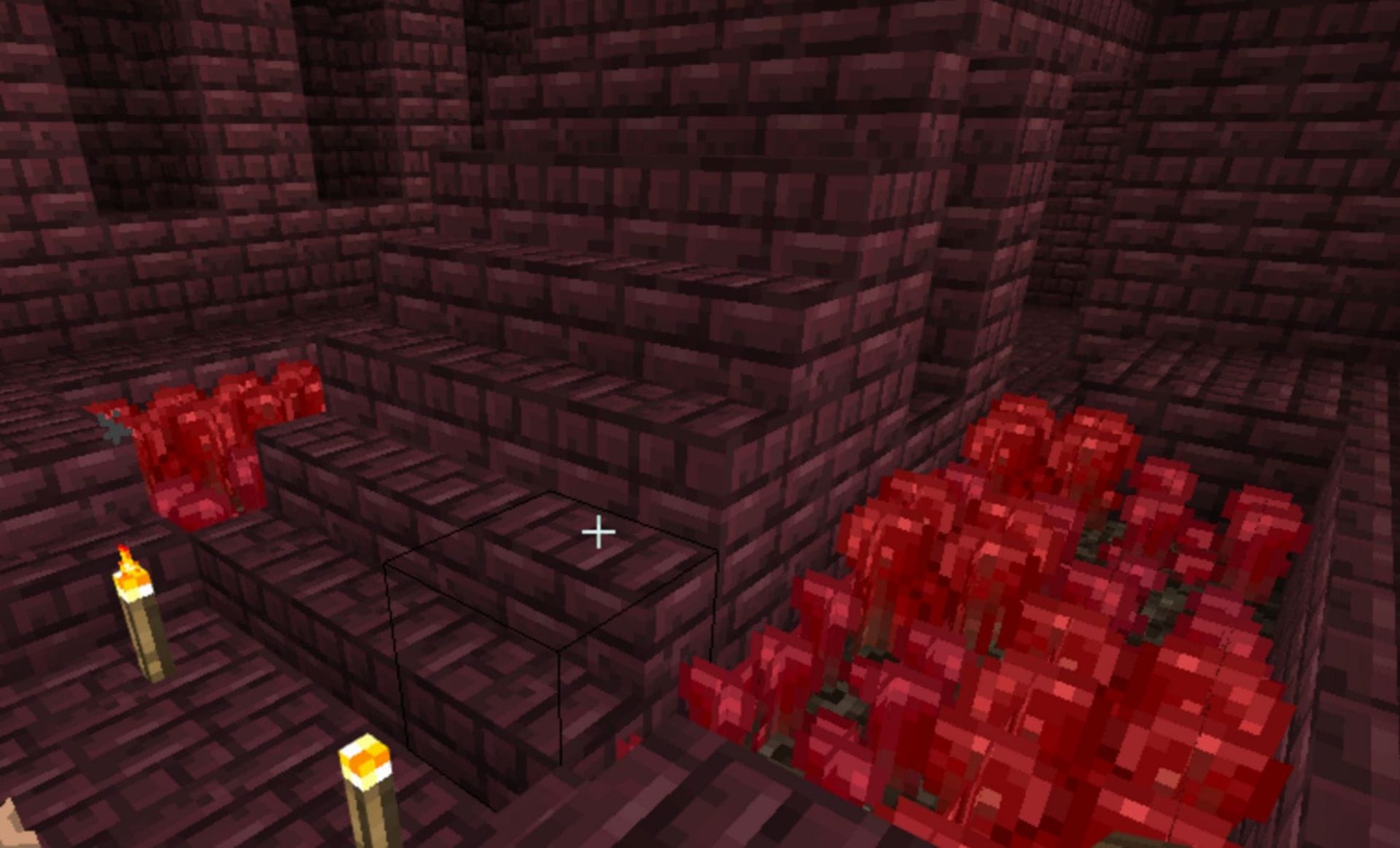 Different growth stages of Nether wart in Minecraft