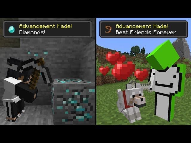 Full list of advancements in Minecraft