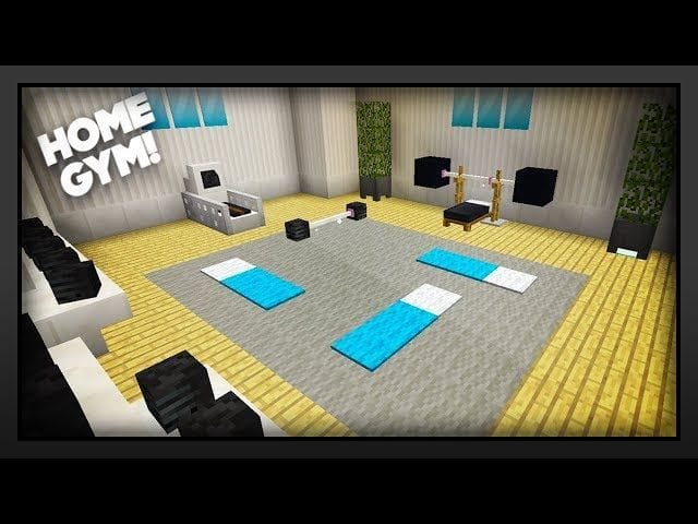 How to make a gym in Minecraft