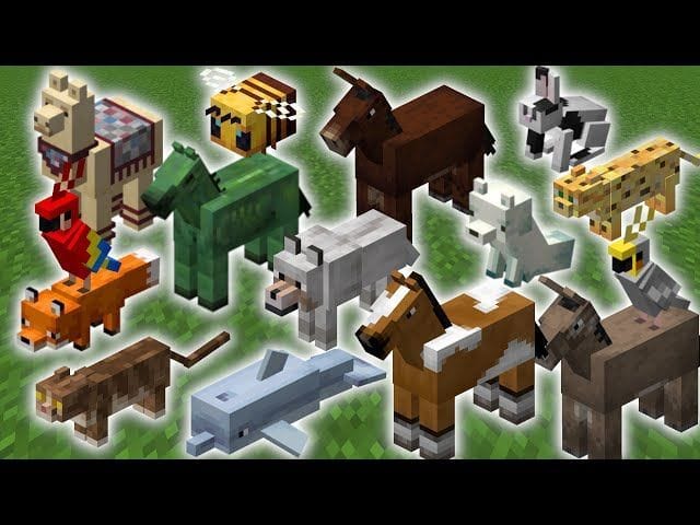 Full list of tameable mobs in Minecraft (2022)