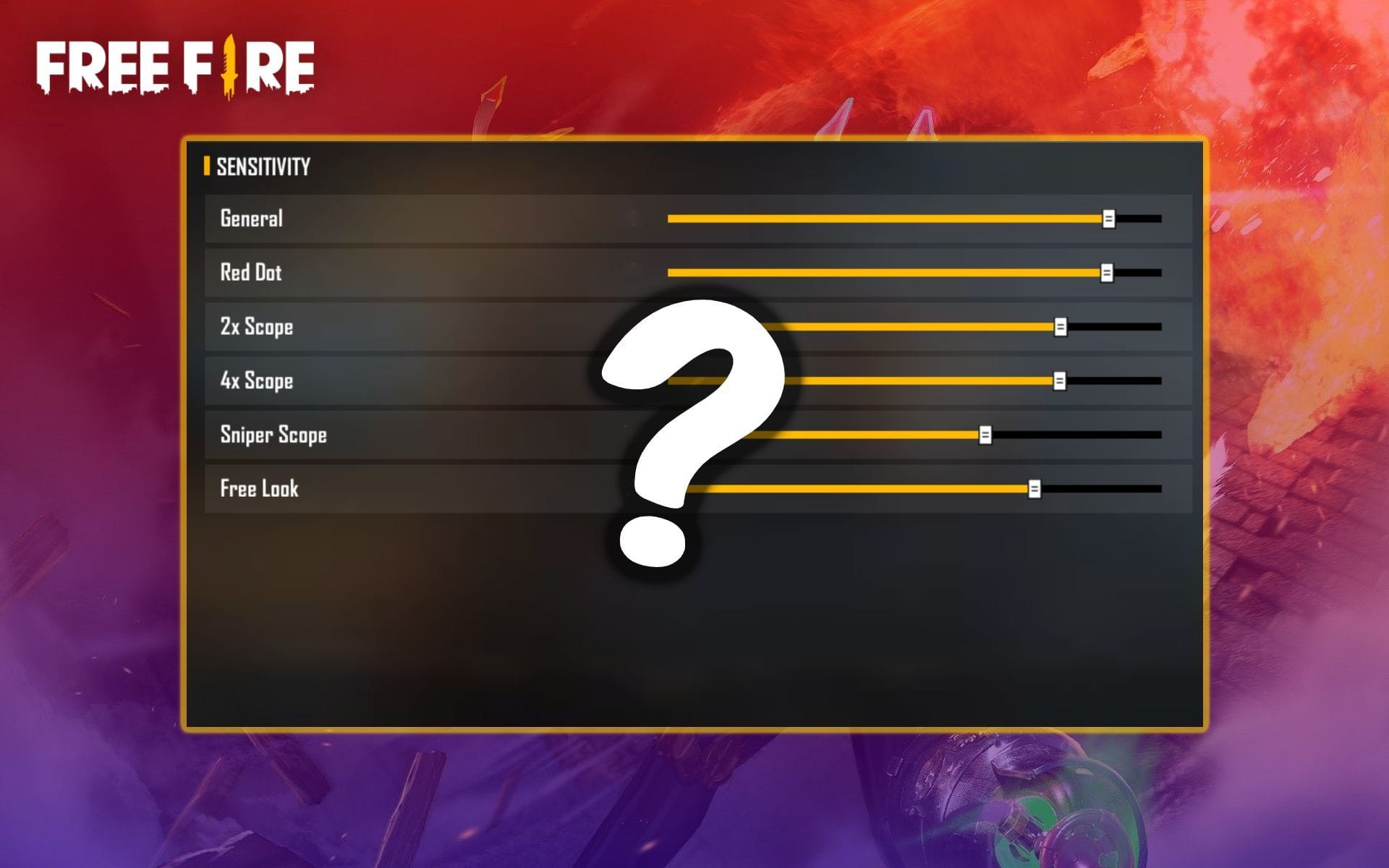 Best Free Fire sensitivity for headshots and accuracy in May 2022