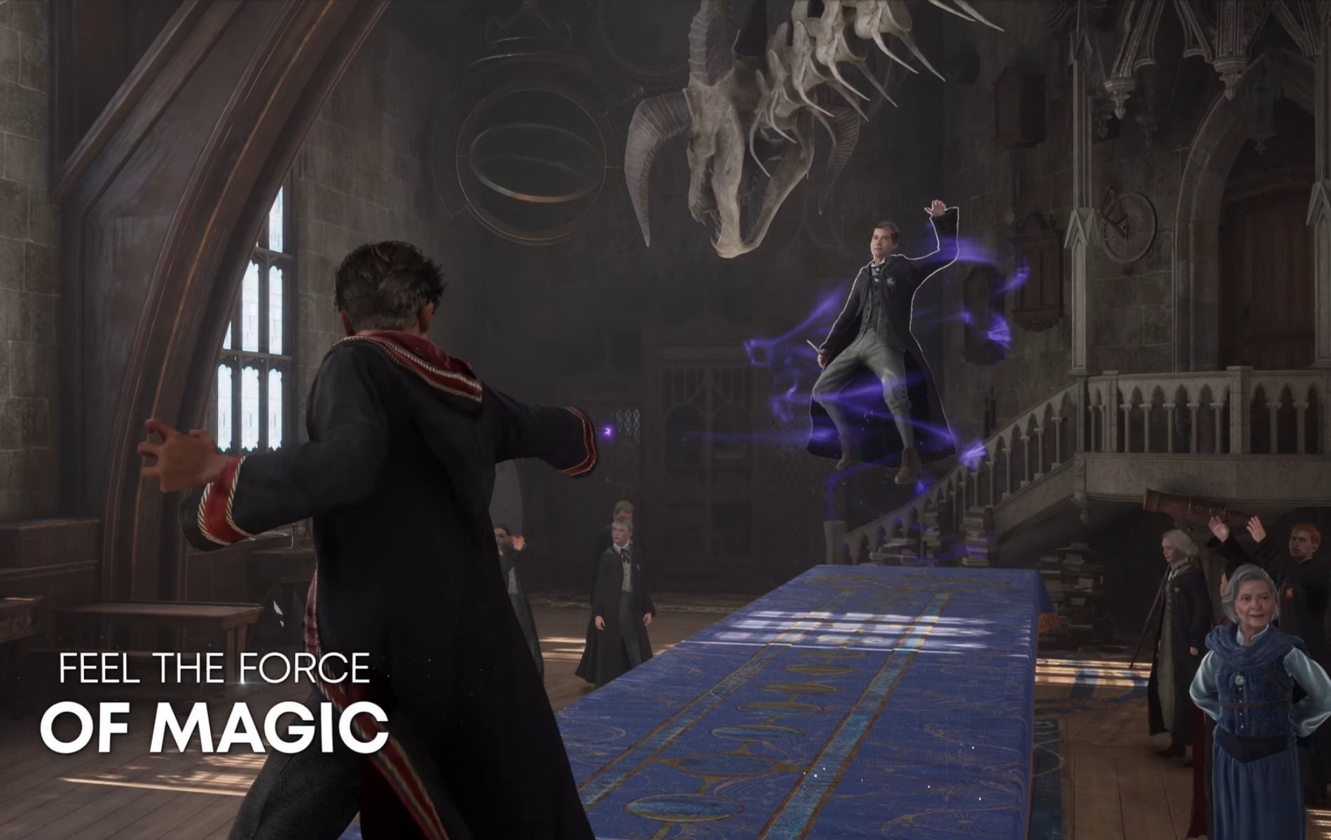 Hogwarts Legacy PS5 immersion trailer showcases dynamic light bars for houses, haptic feedback ...