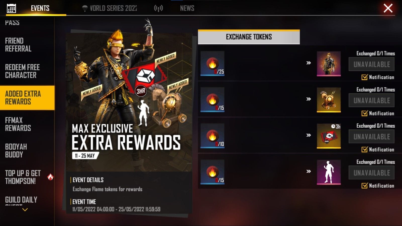 How to get free room cards and emotes in Free Fire MAX this month