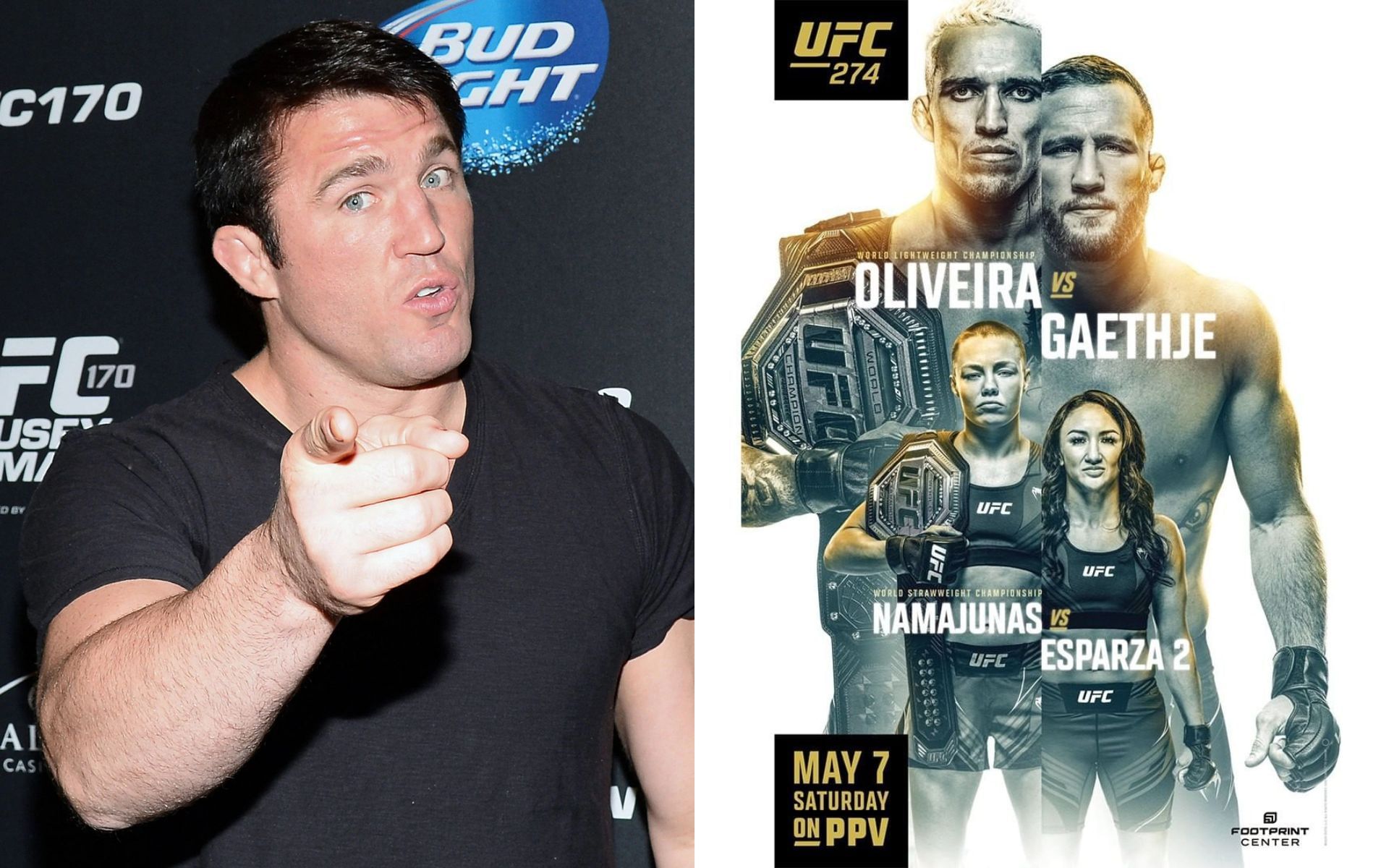 Chael Sonnen shares UFC 274 title fight he believes is being "under ...