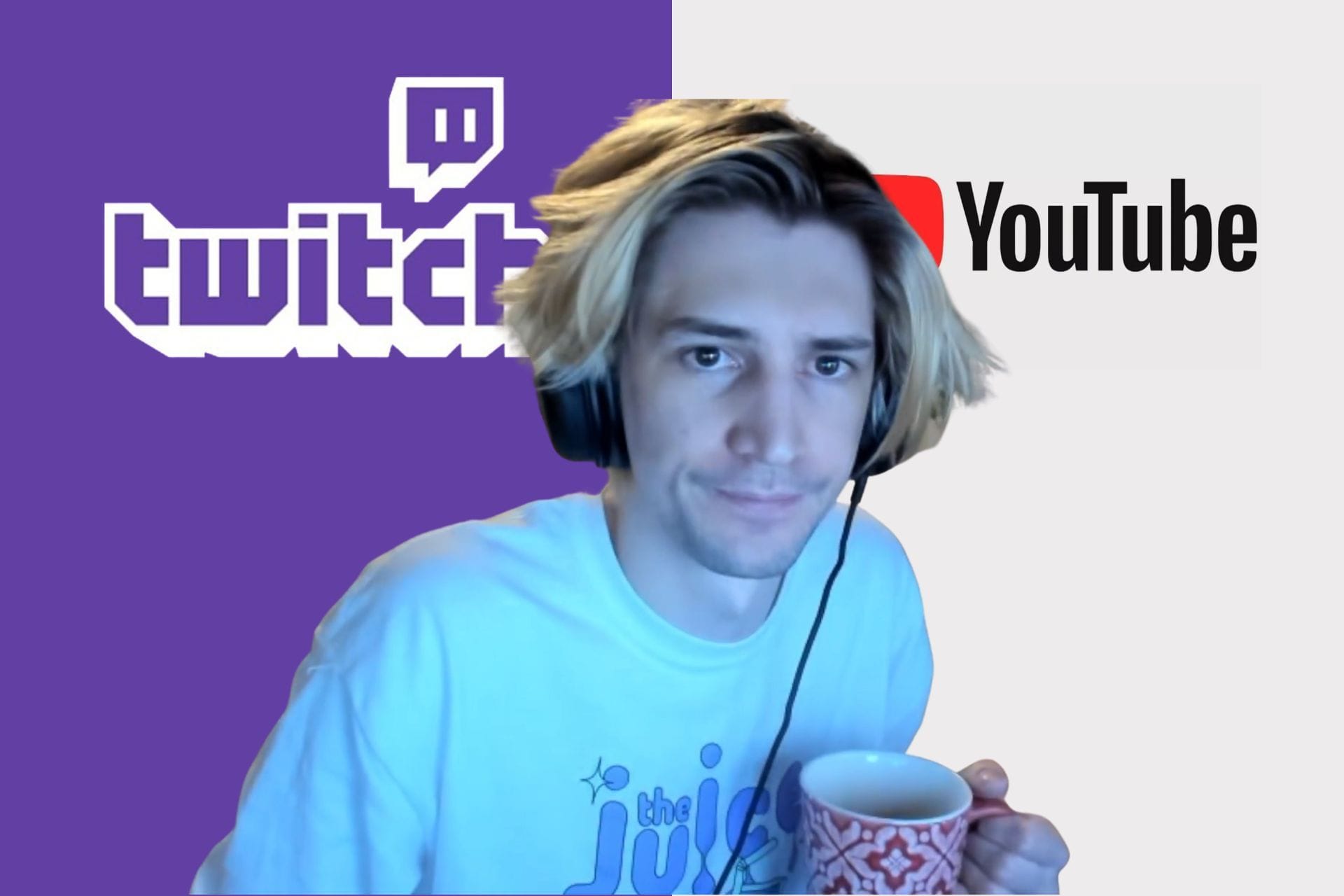 Watch: xQc hilariously compares Twitch and YouTube in his recent livestream